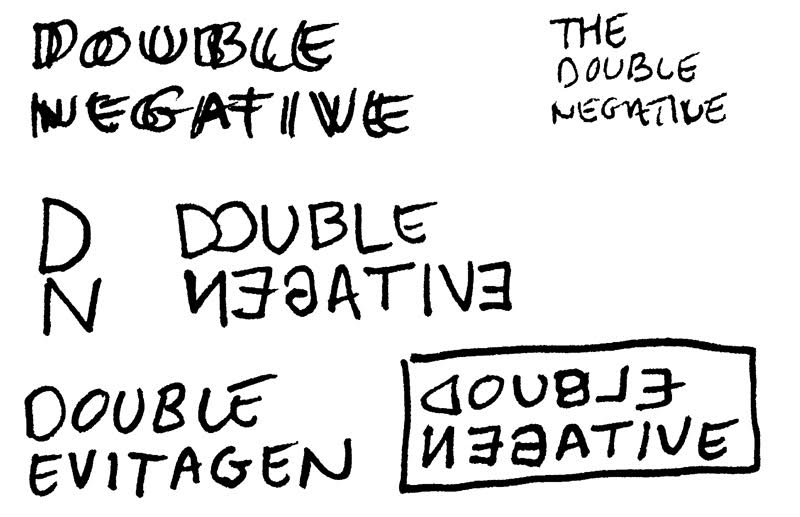The Double Negative » DONATE